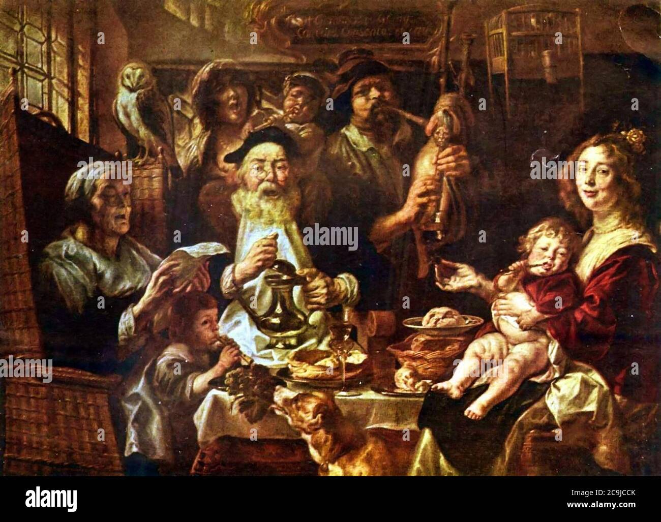 Jakob Jordaens 014 Stock Photo - Alamy