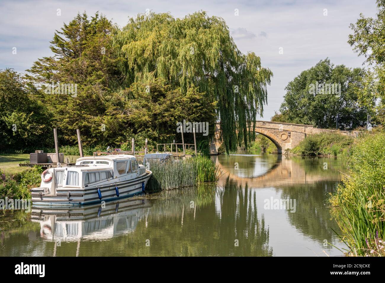 Tadpole Bridge, an ancient crossing over the River Thames, Oxfordshire ...