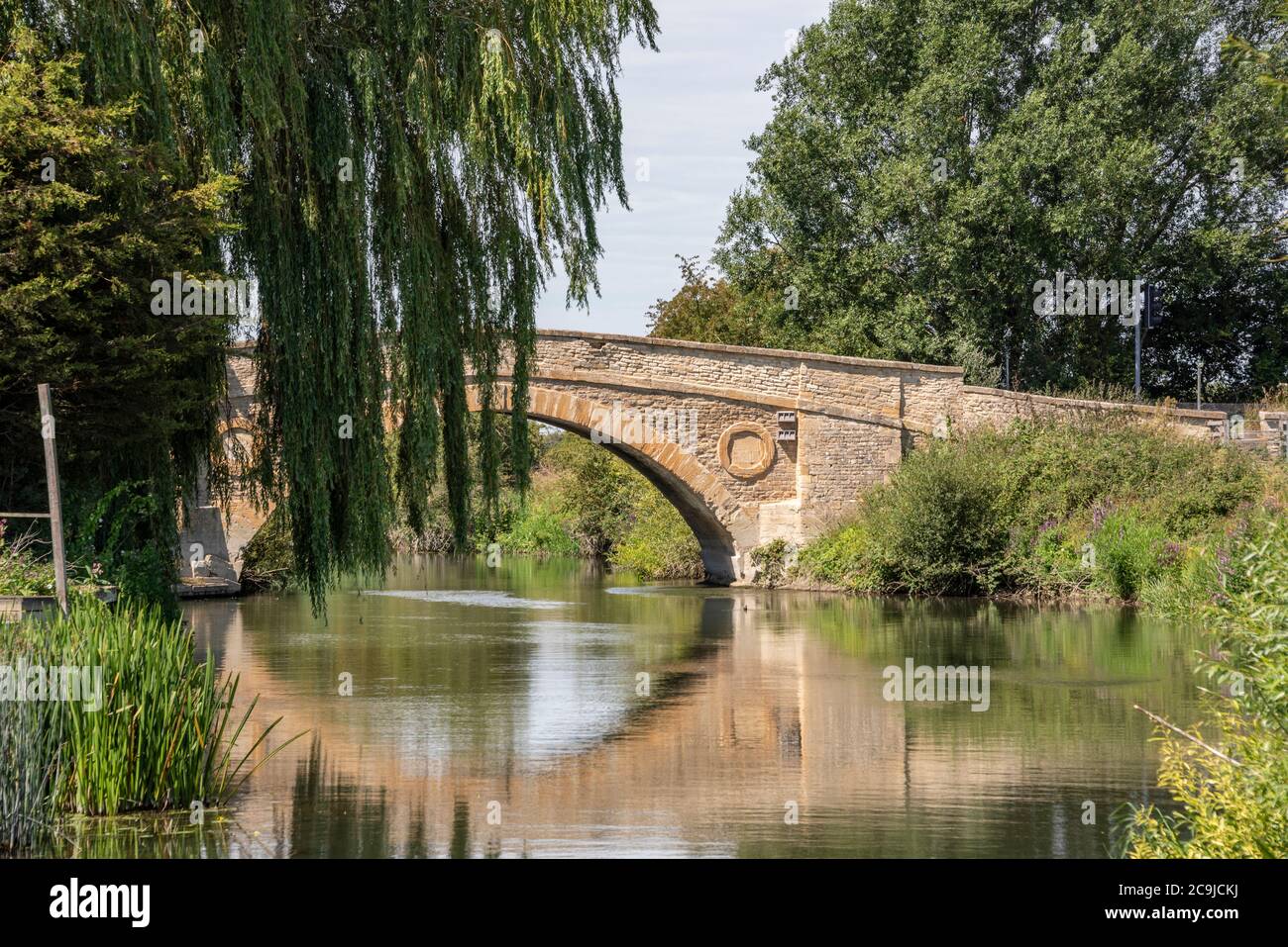 Tadpole Bridge, an ancient crossing over the River Thames, Oxfordshire ...