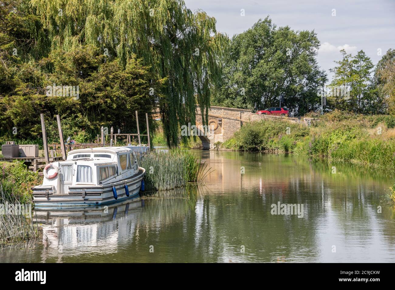Tadpole Bridge, an ancient crossing over the River Thames, Oxfordshire ...