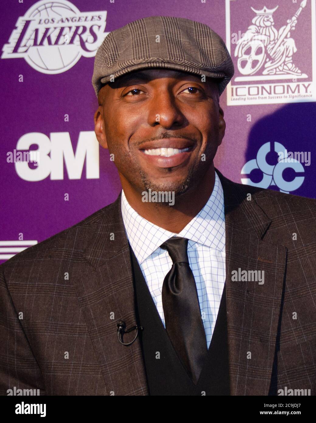 Abdul jabbar john salley abdul jabbar roast hi-res stock photography ...