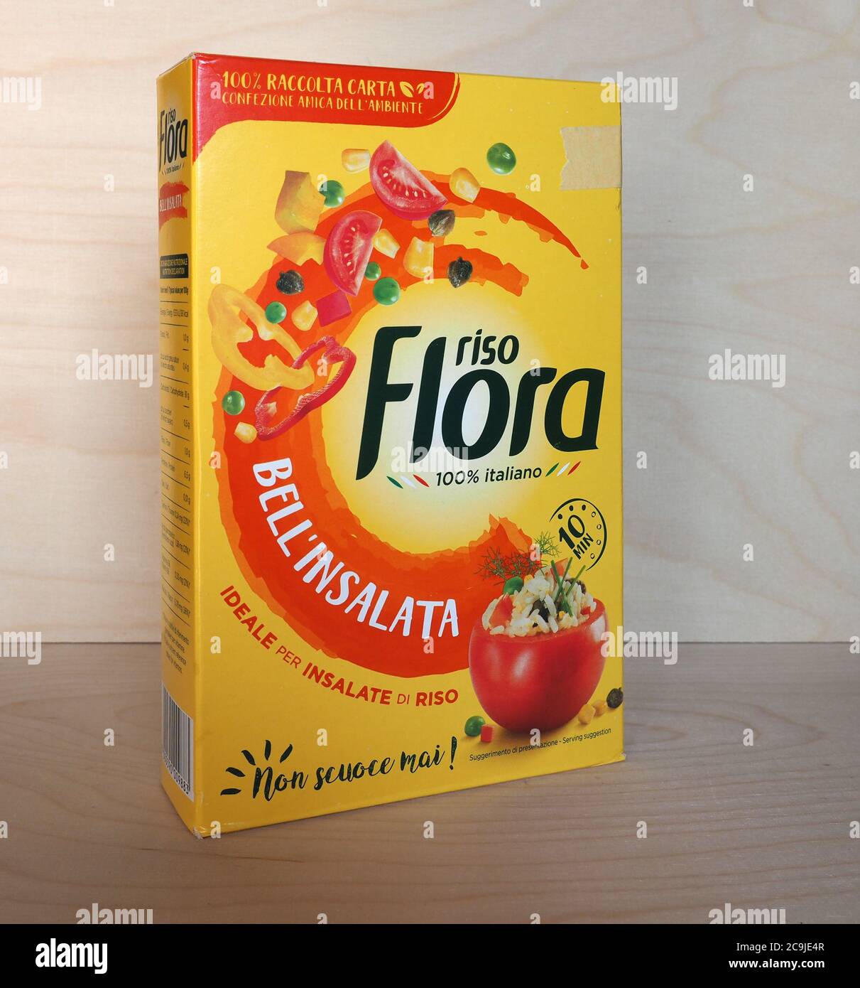PERUGIA, ITALY - CIRCA JULY 2020: Riso Flora rice packet Stock Photo ...