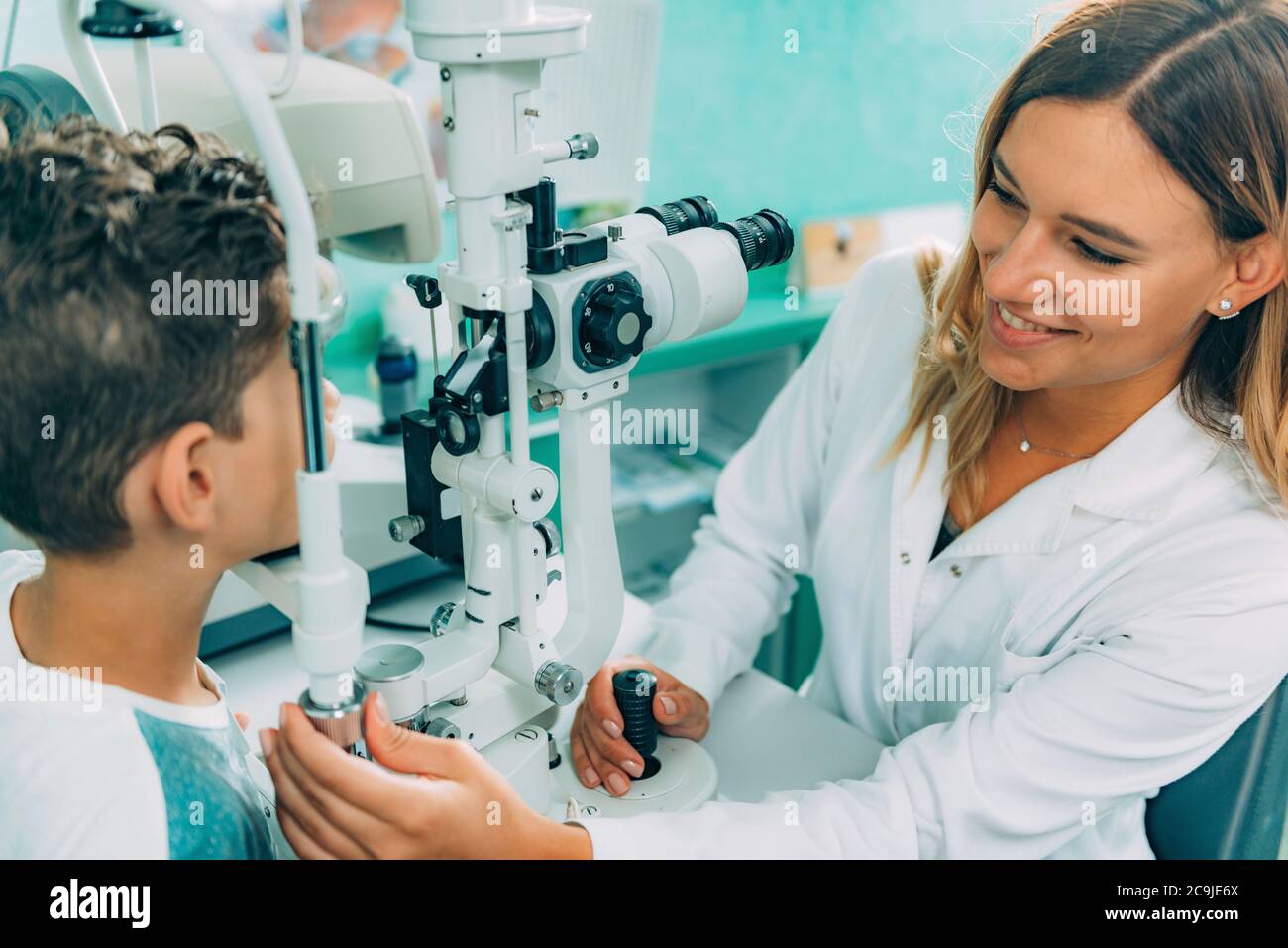 Slit lamp hi-res stock photography and images - Alamy