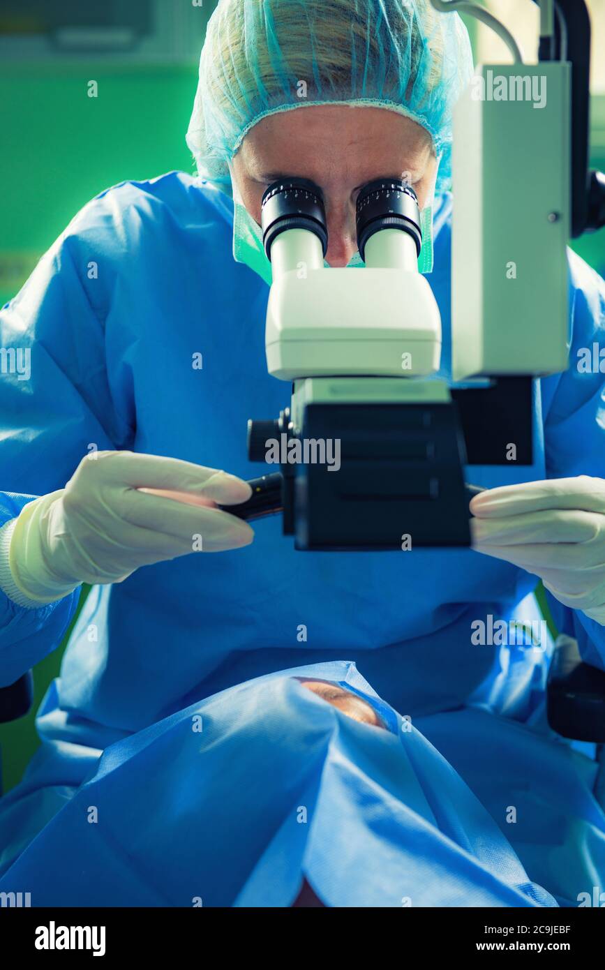 Optometry surgery hi-res stock photography and images - Alamy