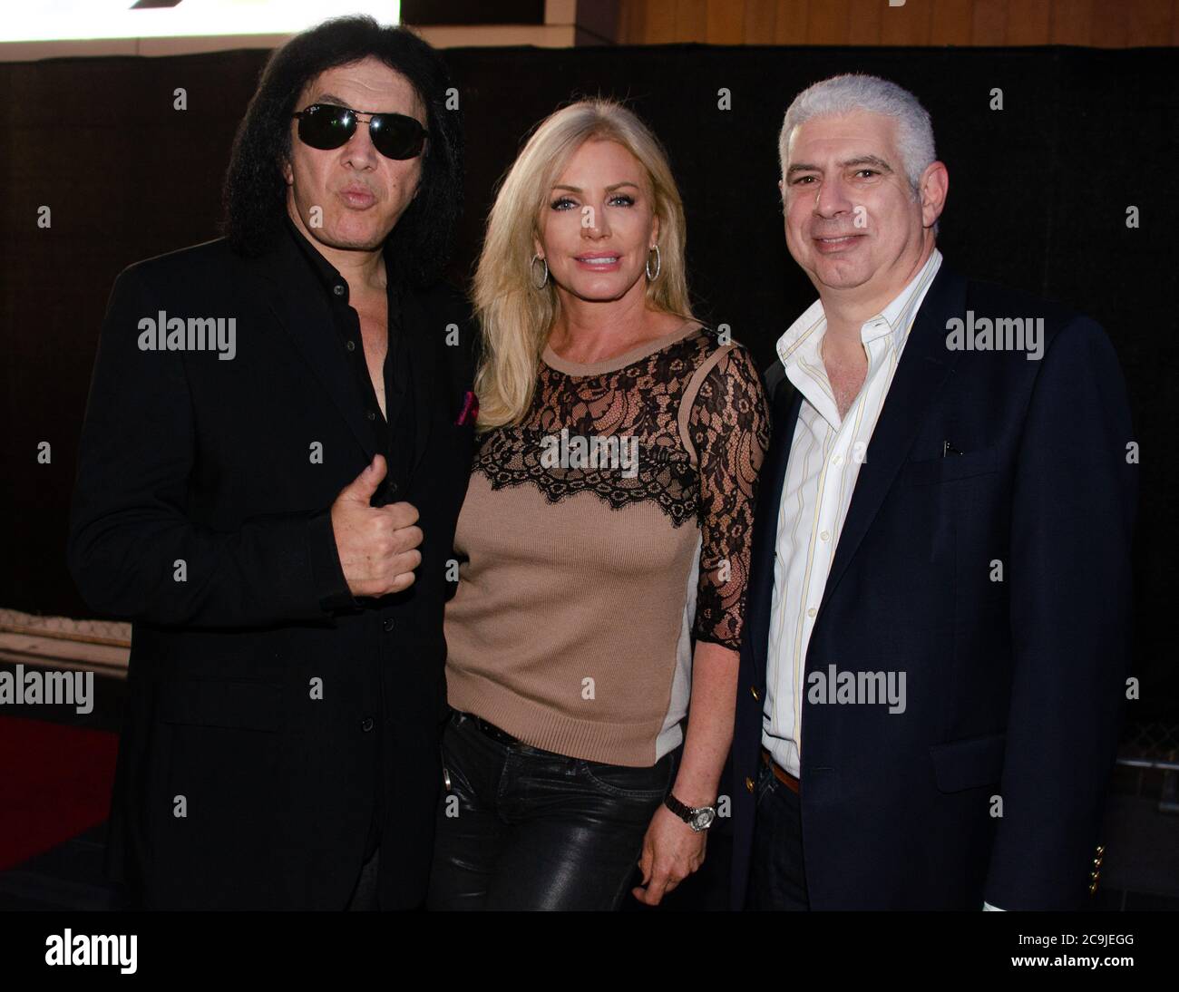 October 15, 2012, Los Angeles, California, USA: Gene Simmons, Shannon ...