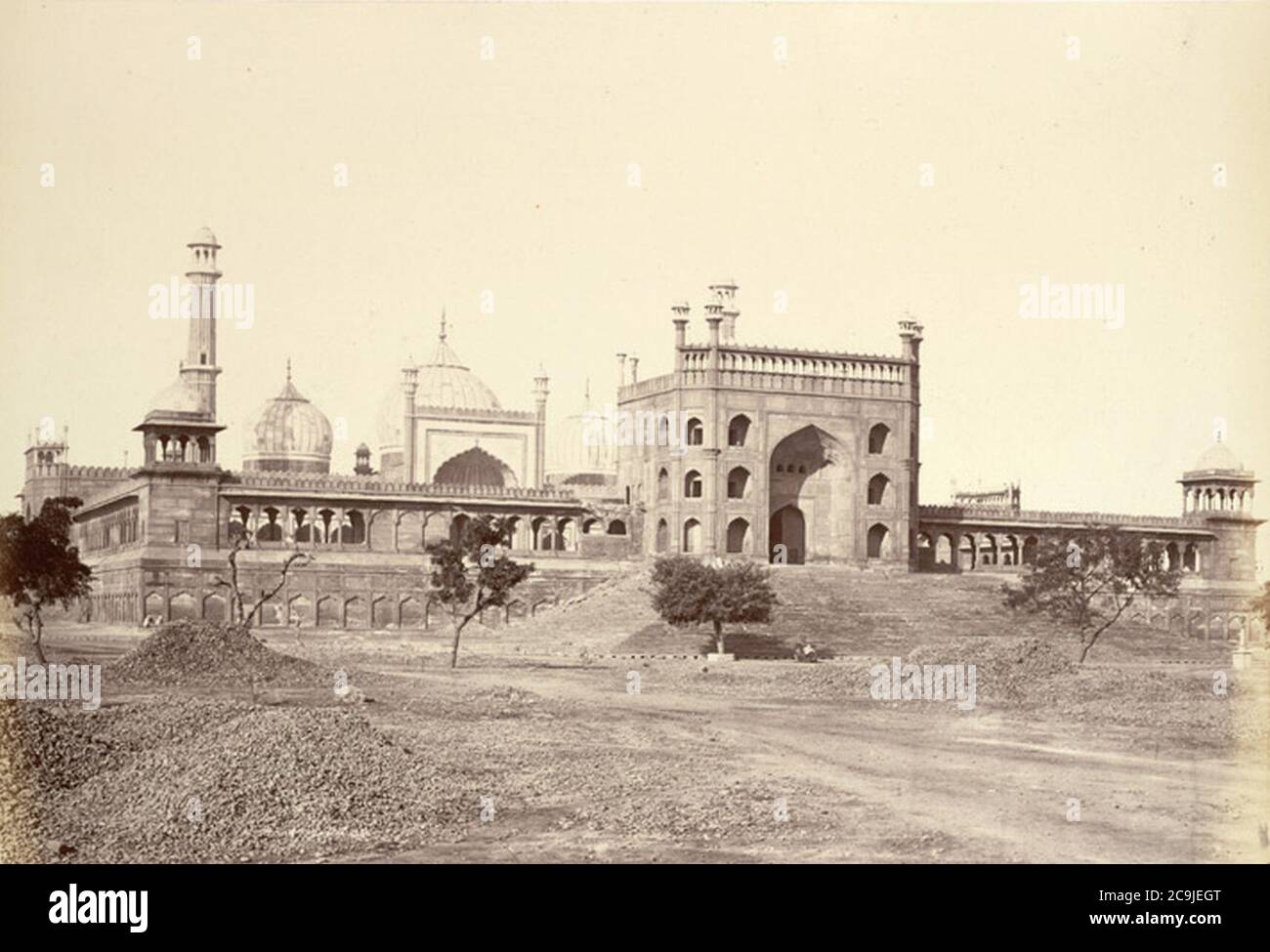Jama Masjid Delhi. 1860 Stock Photo - Alamy