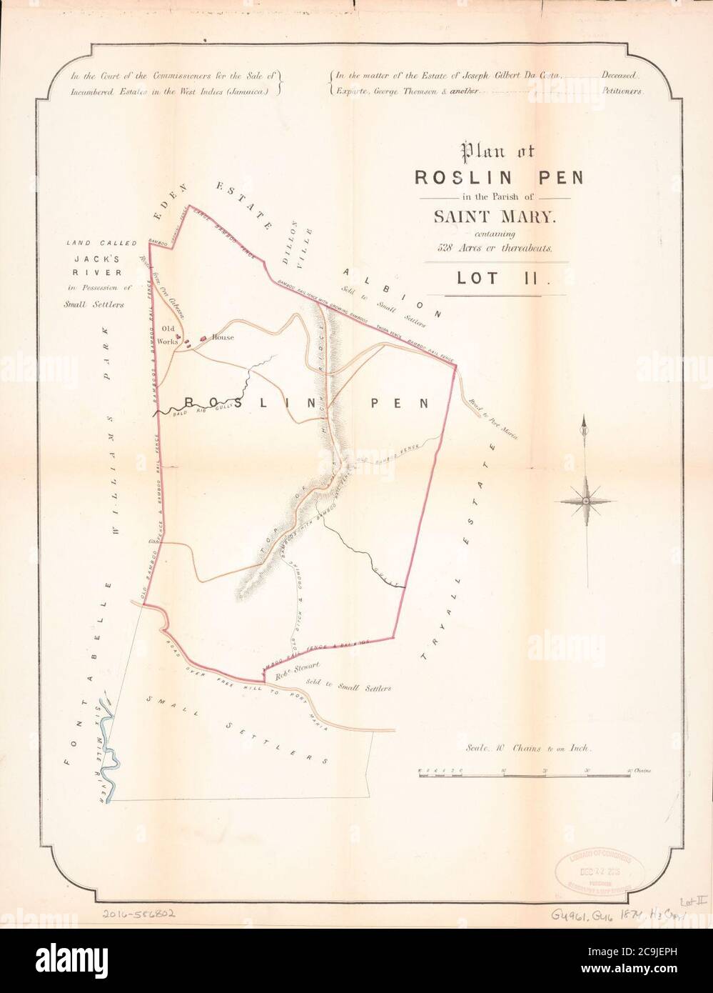 Jamaica, particulars and conditions of sale of valuable Sugar Estate ...