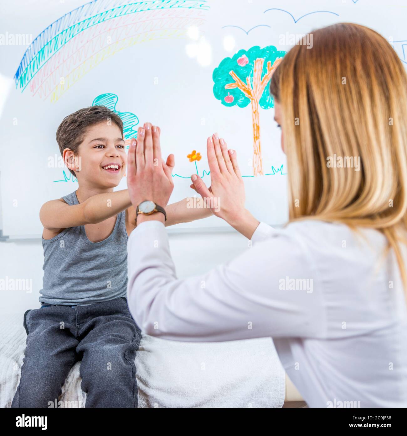 Child health check school hi-res stock photography and images - Alamy