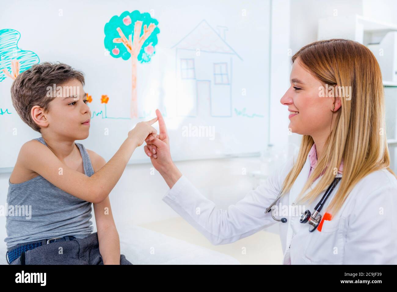 Pediatric check up hi-res stock photography and images - Alamy