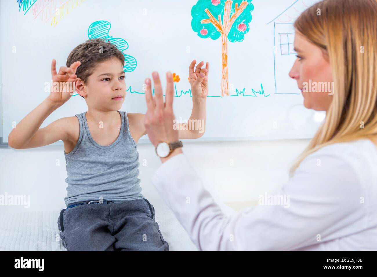 Pediatric check up hi-res stock photography and images - Alamy