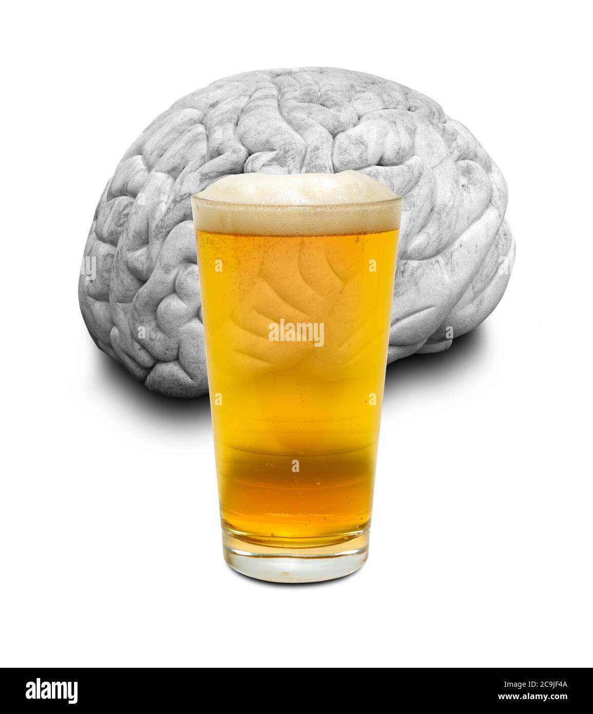 Alcoholism illustration Cut Out Stock Images & Pictures - Alamy