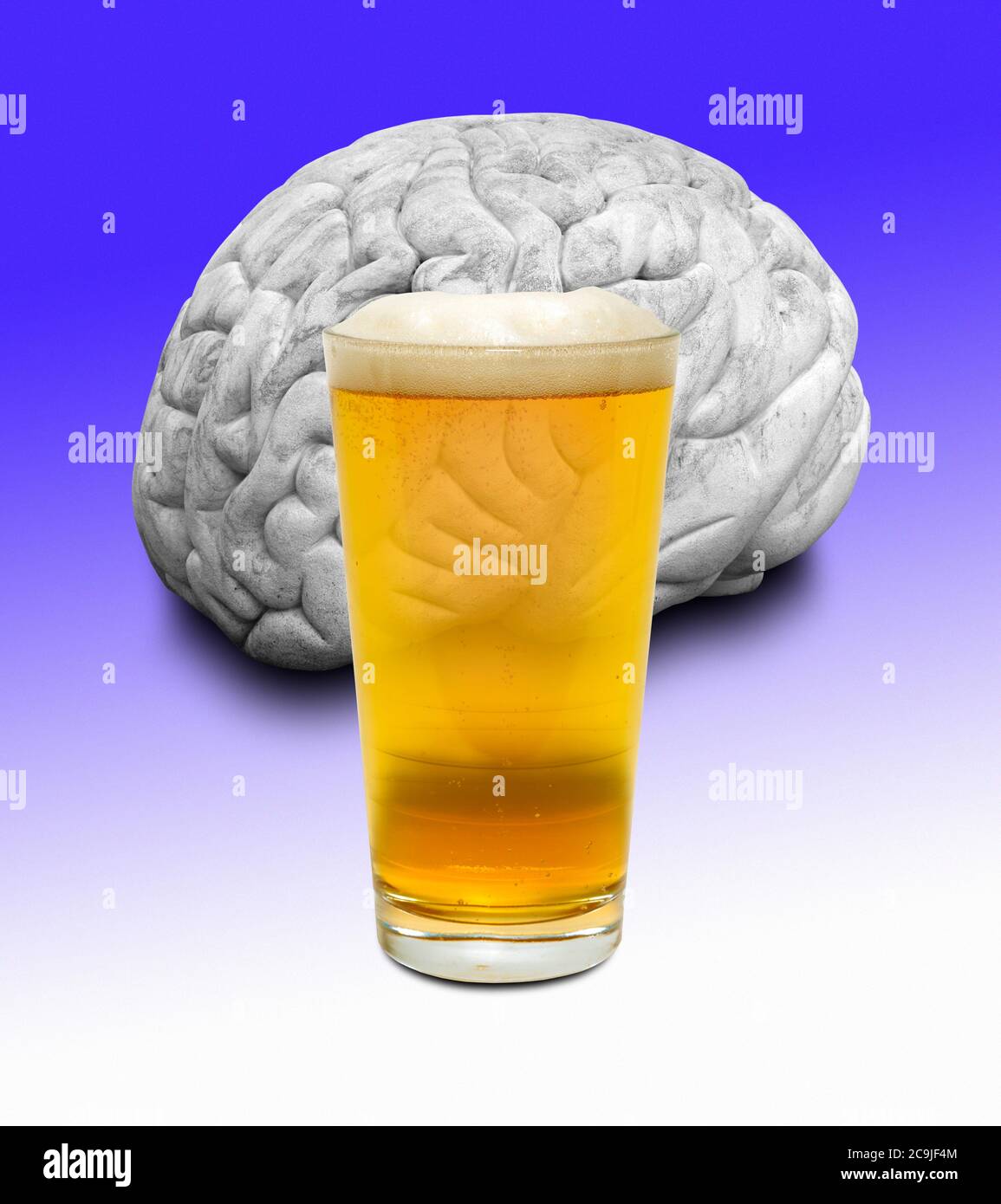Beer with brain hi-res stock photography and images - Alamy