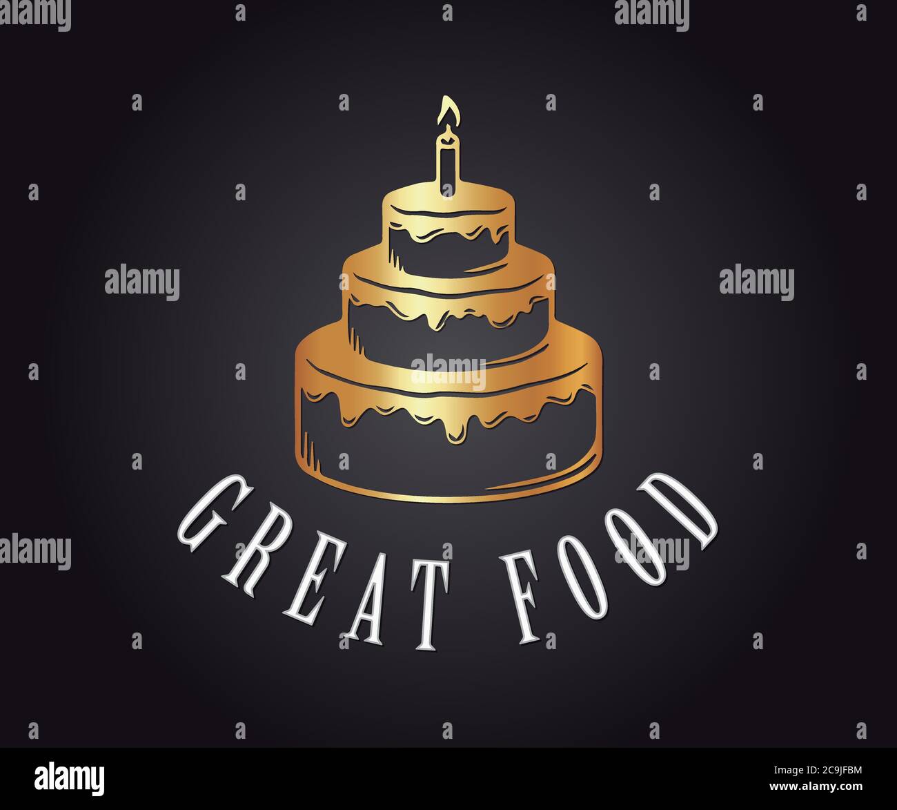 Food Logo and Icon Vector Design Stock Vector Image & Art - Alamy