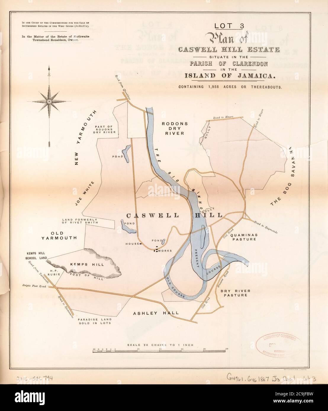 Jamaica, particulars of valuable Estates - know as Halse Hall, Caswell ...