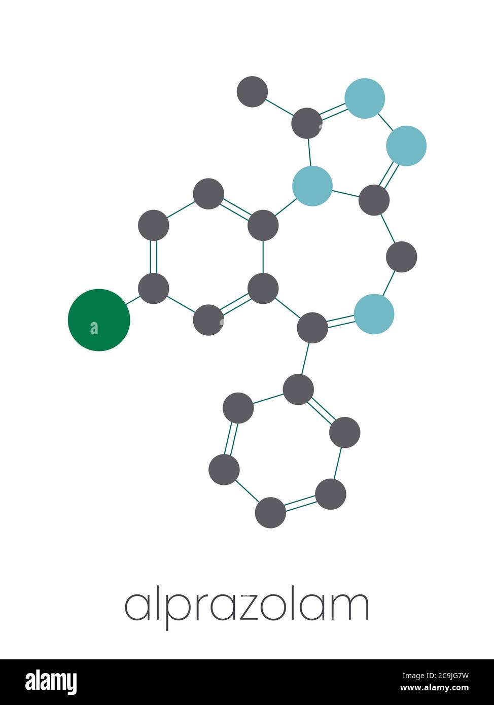 Alprazolam Structure