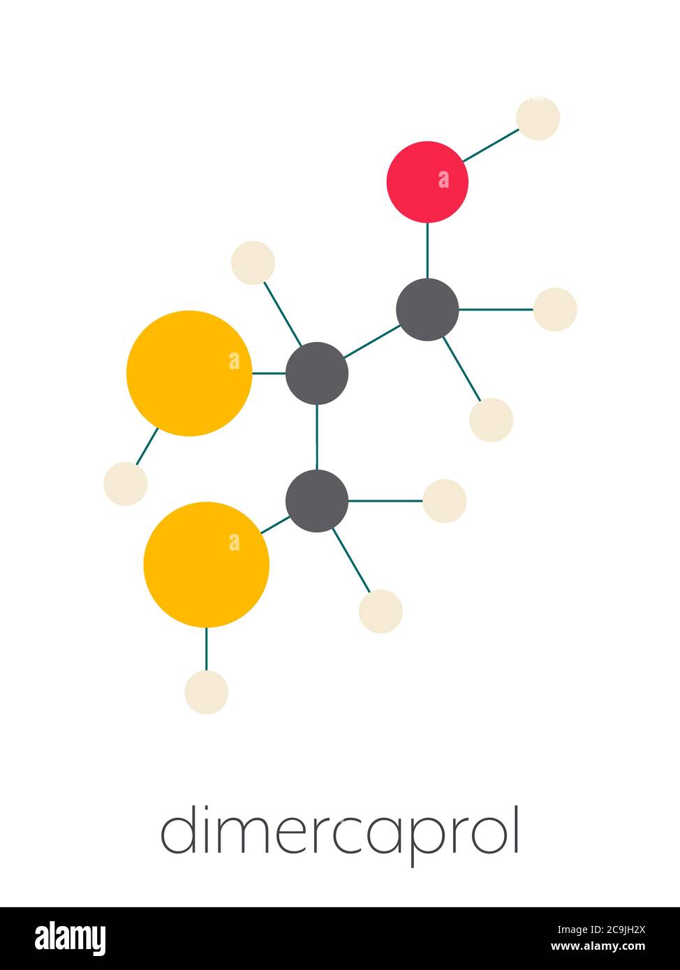 Dimercaprol (BAL, British Anti-Lewisite) metal poisoning antidote ...