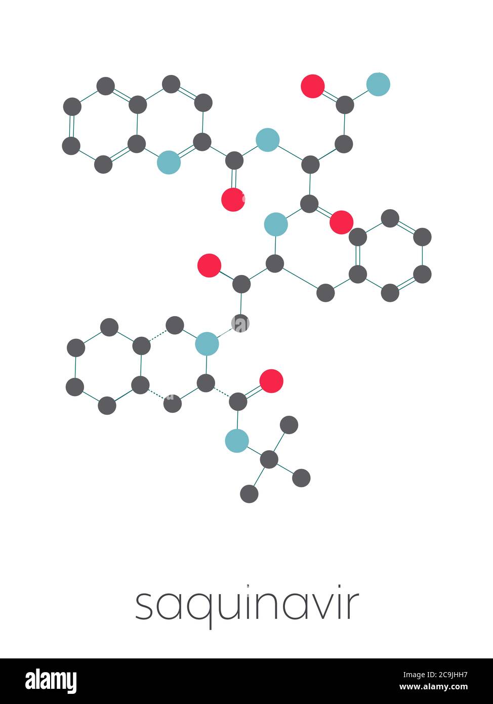 Hiv protease saquinavir hi-res stock photography and images - Alamy