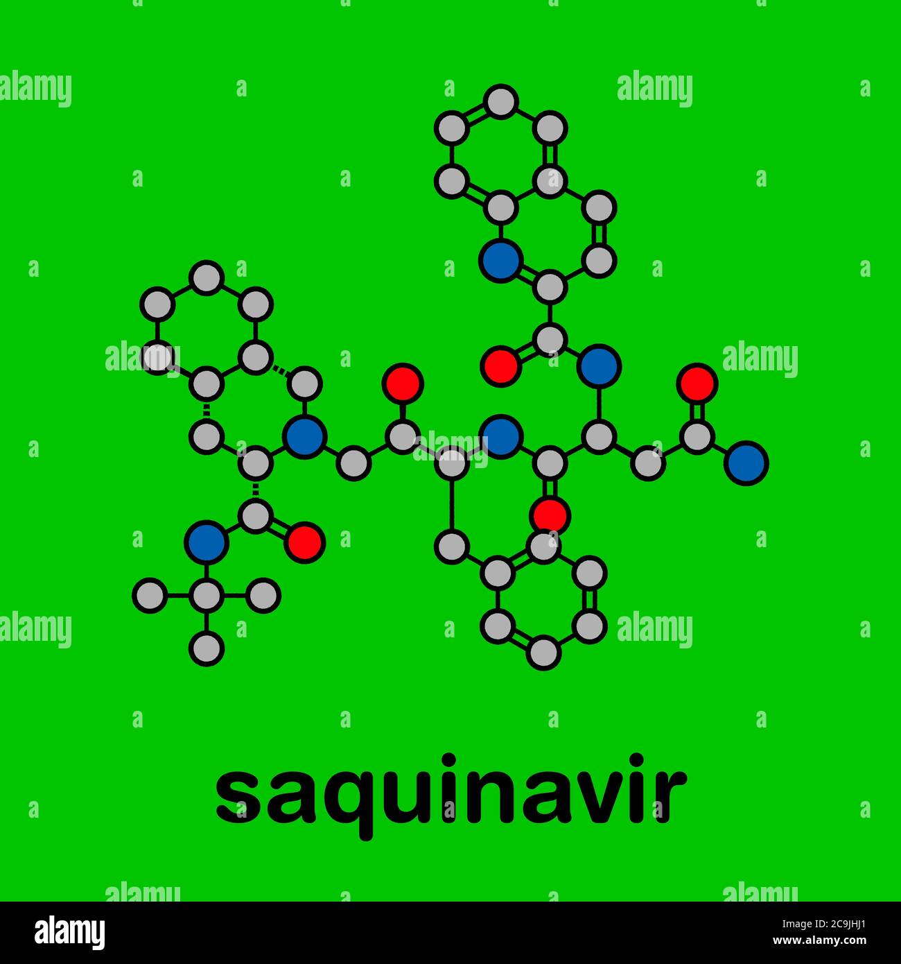 Hiv protease saquinavir hi-res stock photography and images - Alamy