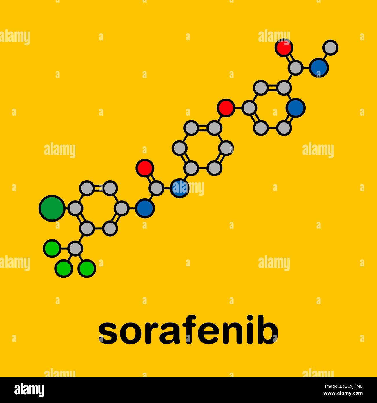 Sorafenib Structure