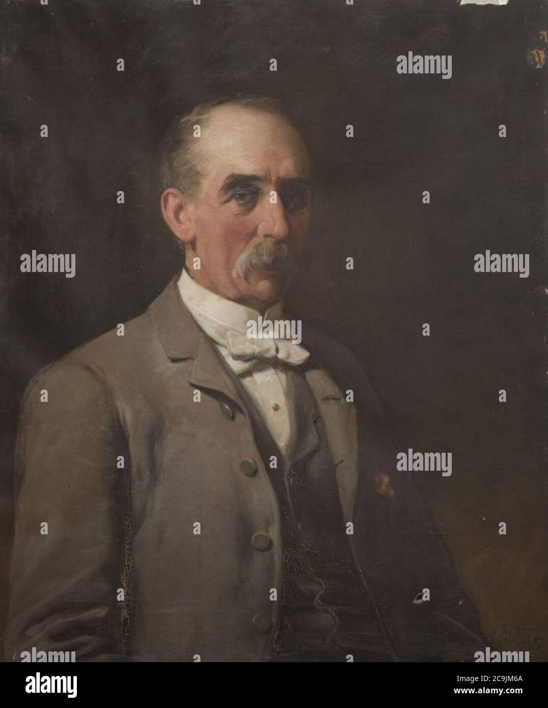 James C Waite - Portrait of Thomas S Monkhouse Stock Photo - Alamy