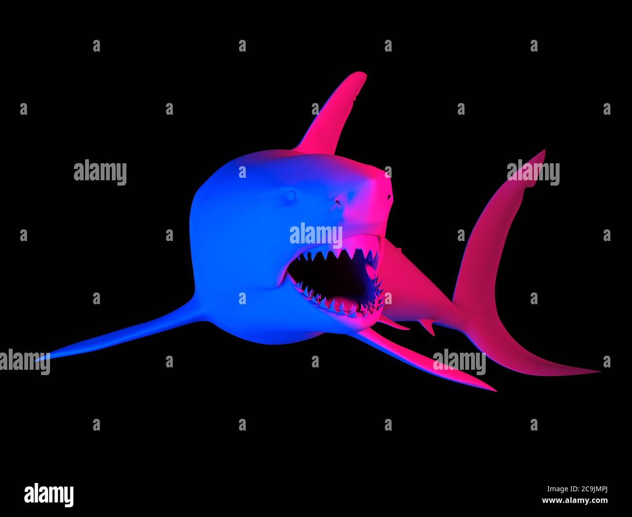 Shark, computer illustration Stock Photo - Alamy