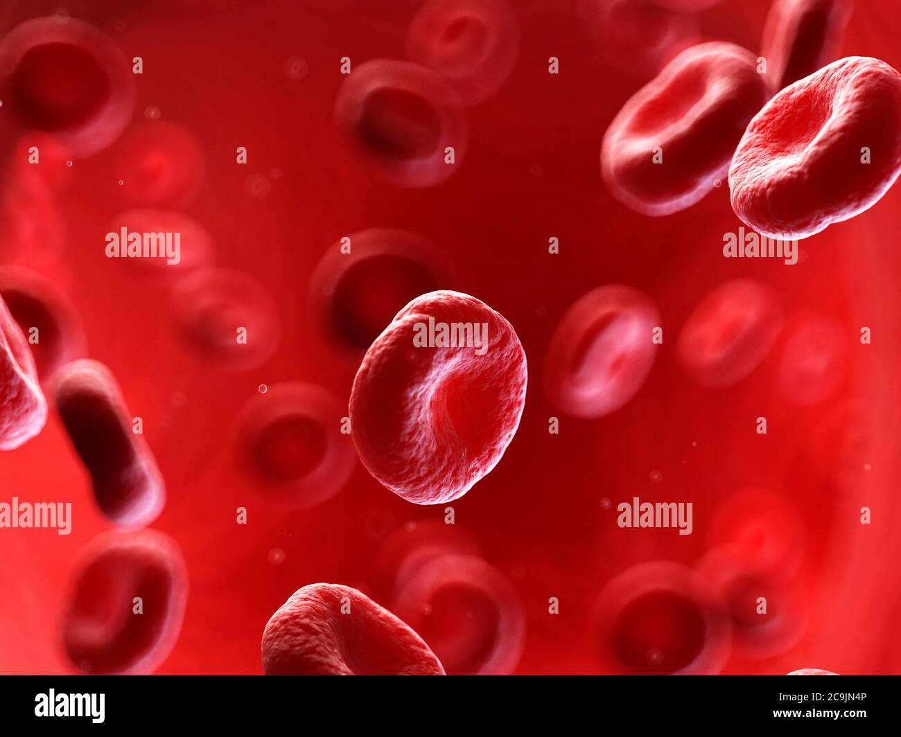 Human blood cells, computer illustration Stock Photo - Alamy