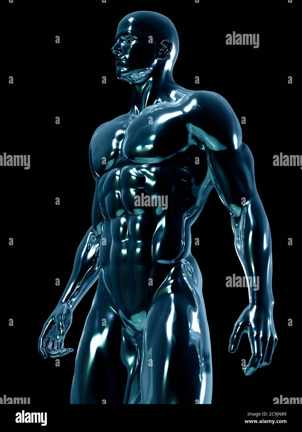 Male anatomy, computer illustration Stock Photo - Alamy