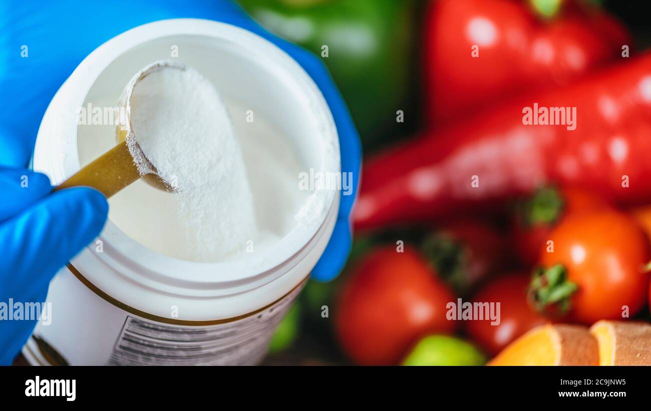 Supplement powder hi-res stock photography and images - Alamy