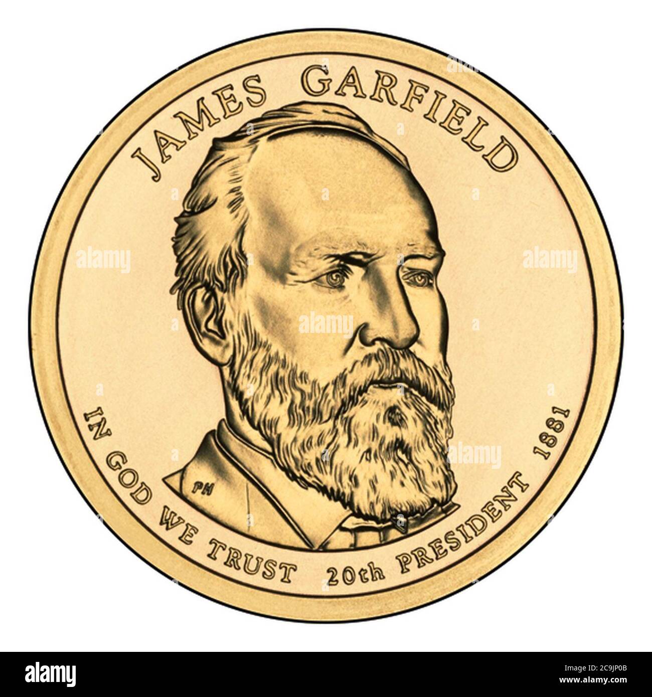 James garfield coin hi-res stock photography and images - Alamy