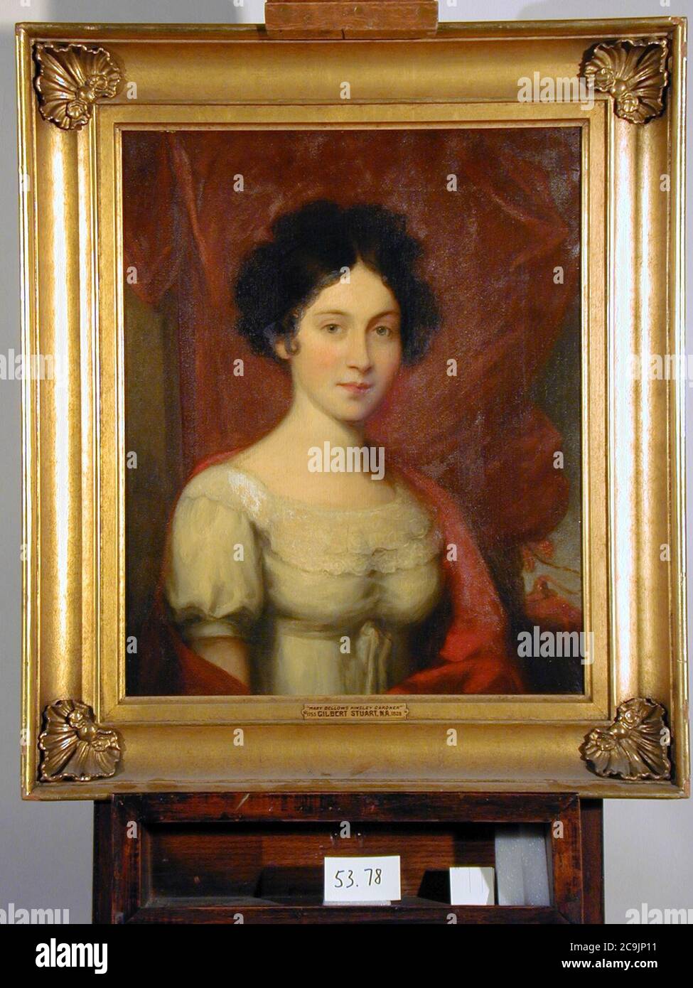 James Frothingham - Mary Bellows Kinsley Gardner 1801-1839 Stock Photo ...