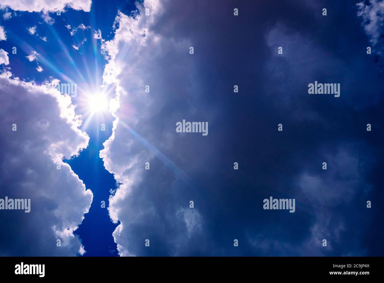 Uva and uvb rays of the sun pass through the atmosphere and the clouds ...
