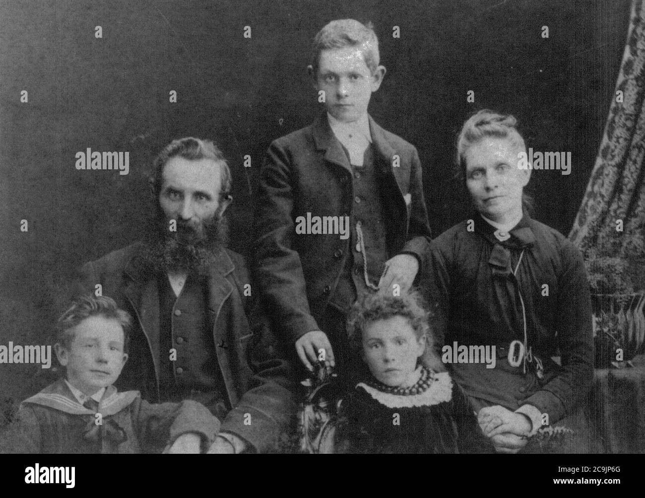 James Grant Montgomery and family Stock Photo - Alamy