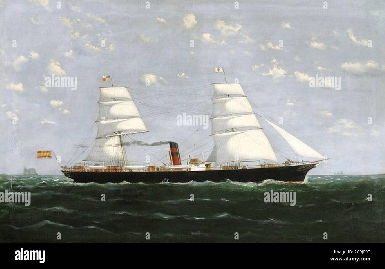 James Guy Evans - Fragata 'Aurelia' Capitan D. Juan Netto 1614 Stock ...