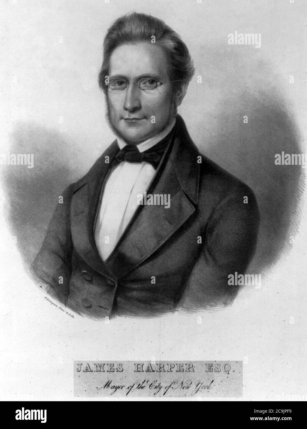 James Harper mayor portrait Stock Photo - Alamy