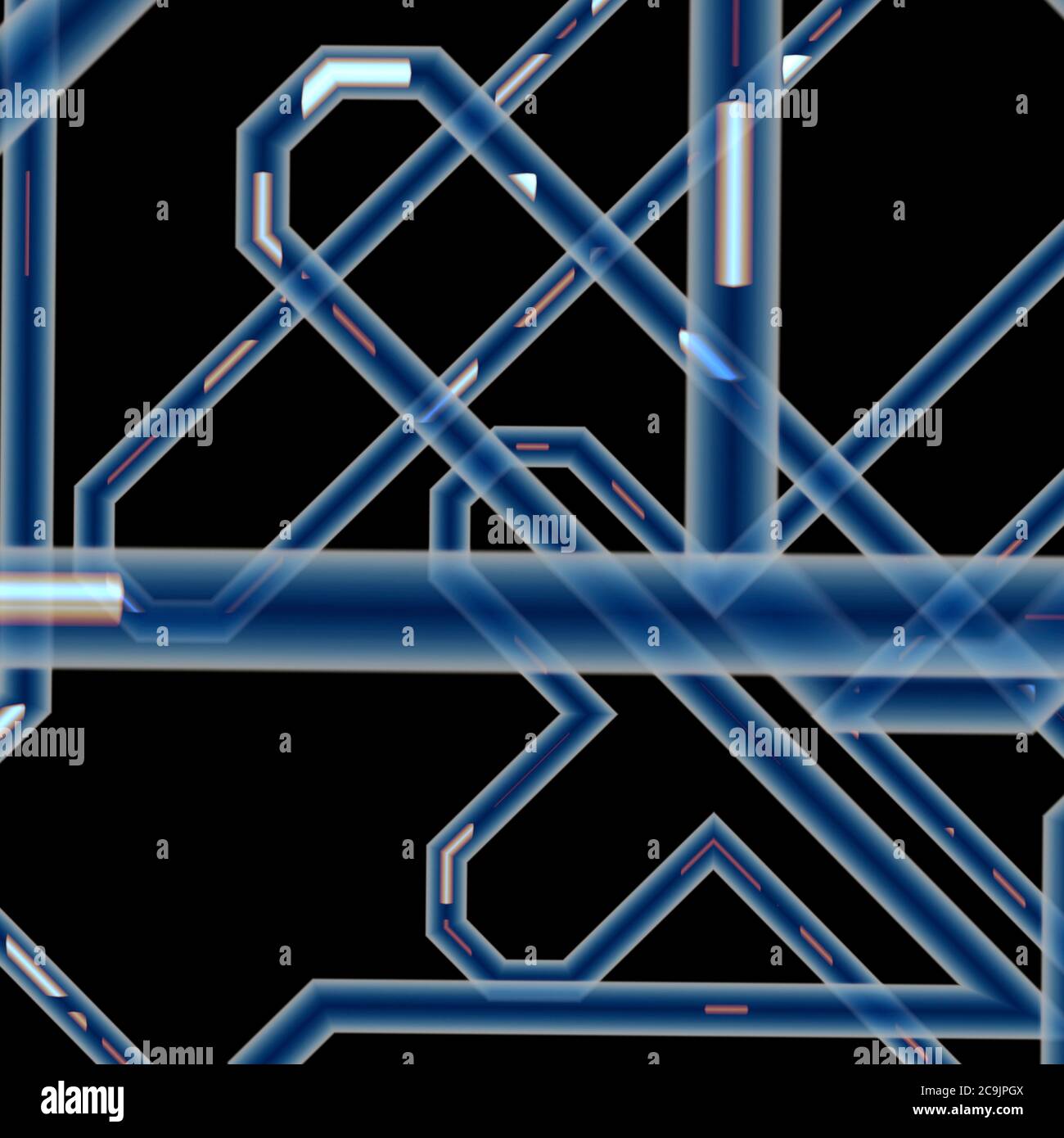 Connecting lines, illustration Stock Photo - Alamy