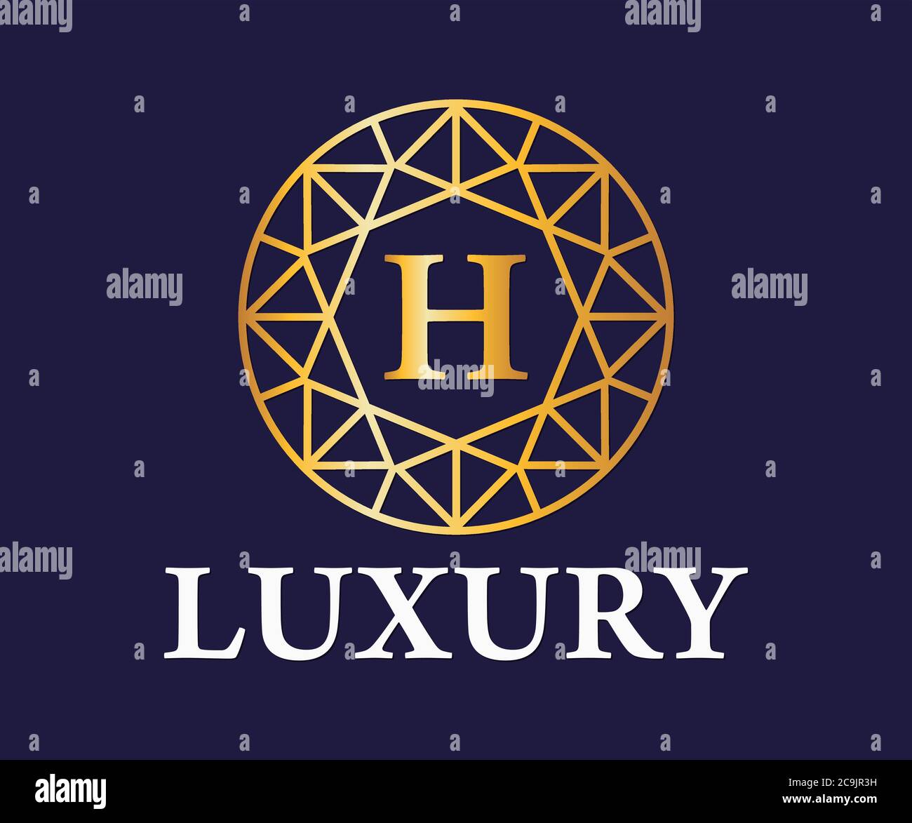 Luxury, Royal and Elegant Logo Vector Design Stock Vector Image & Art ...