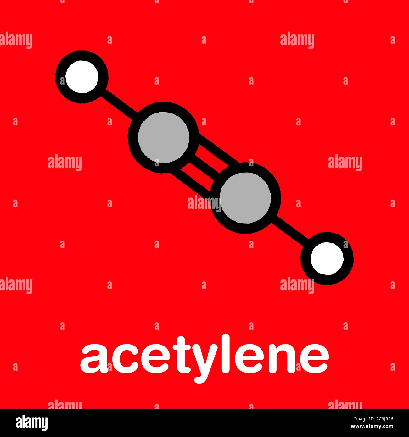 Ethyne molecular structure hi-res stock photography and images - Alamy