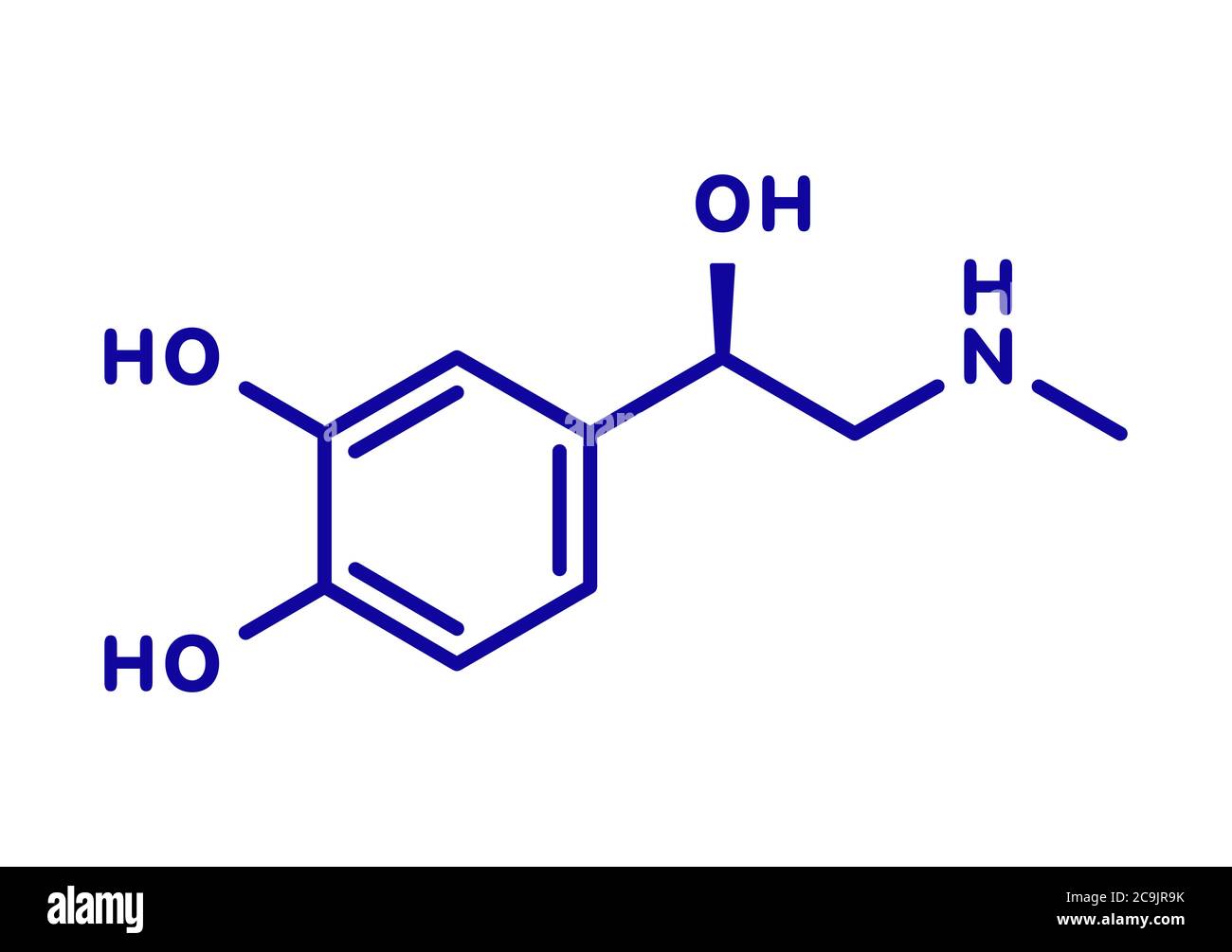 Chemistry chemical formula adrenaline hi-res stock photography and ...