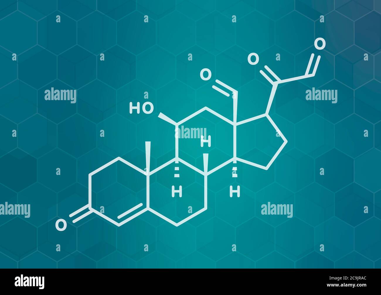 Aldosterone mineralocorticoid hormone, produced by the adrenal gland ...