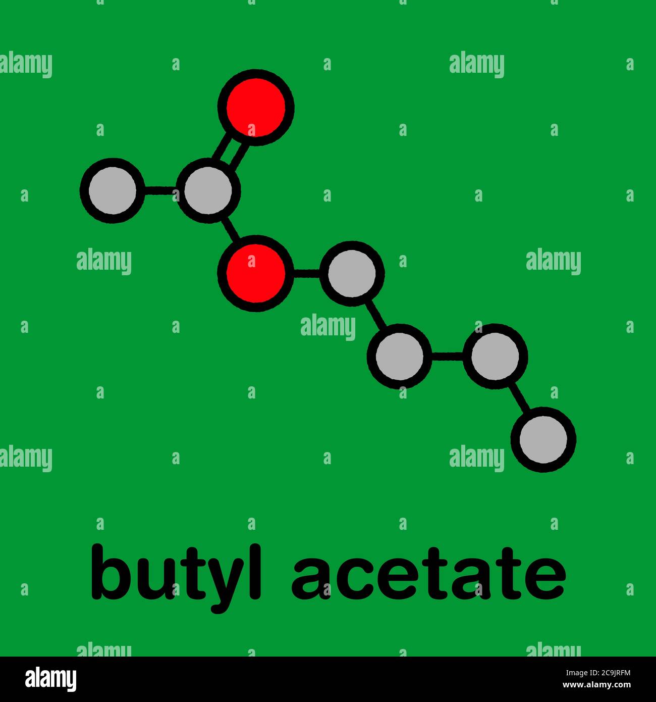 Butyl Acetate Structural Formula