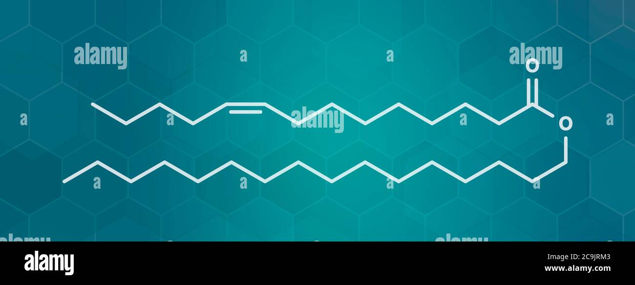 Cetyl myristoleate food supplement molecule. Cetylated fatty acid that ...