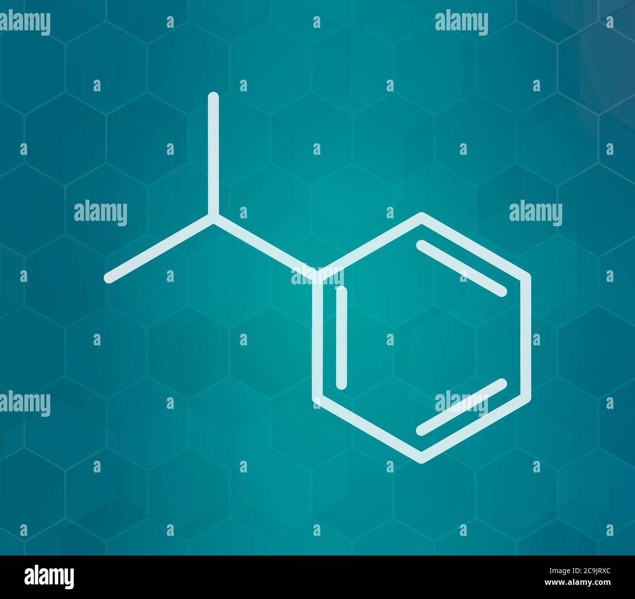 Cumene aromatic hydrocarbon molecule hi-res stock photography and ...