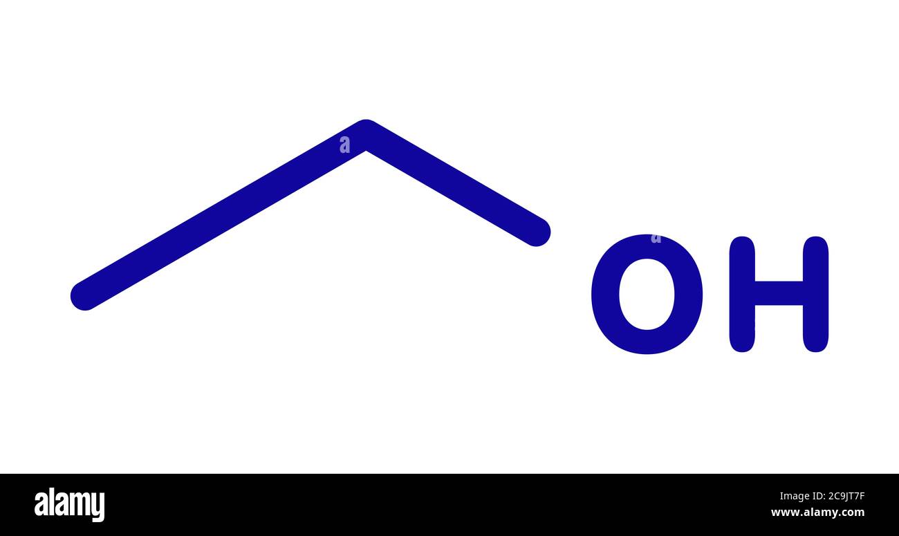 Ethanol Skeletal Structure