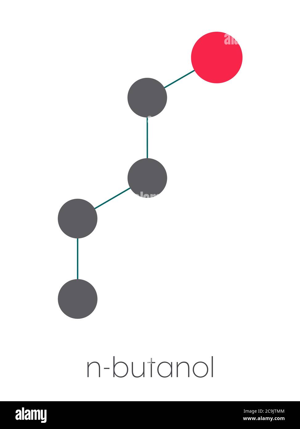 Nbutanol 1butanol Molecule Used As Flavouring And As Metabolic