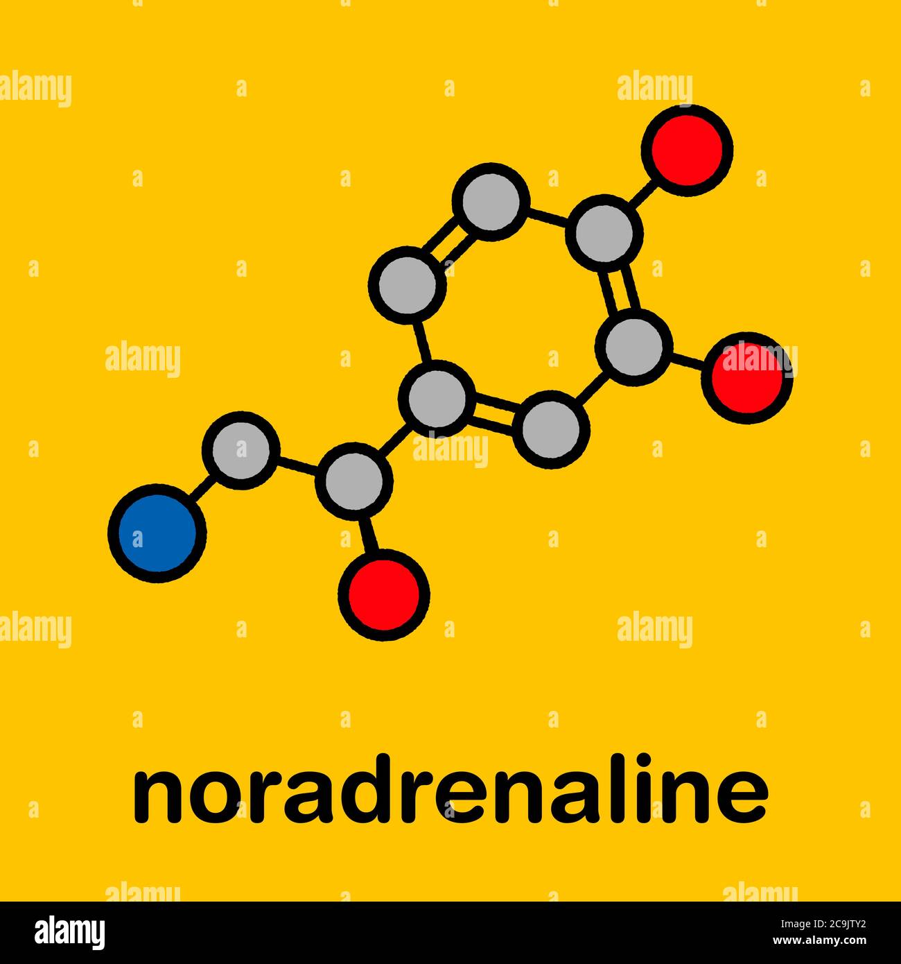 Norepinephrine (noradrenaline, norepi) hormone and neurotransmitter ...