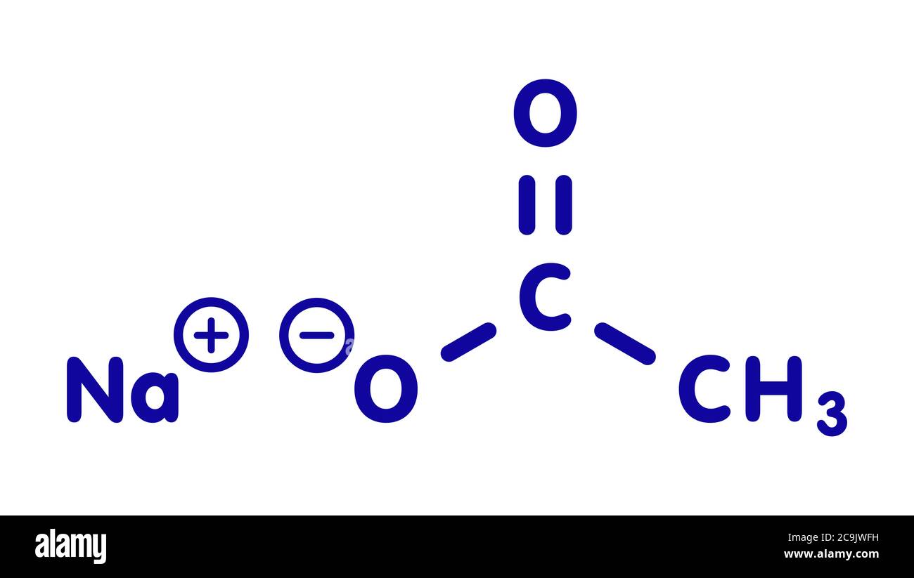 Sodium Acetate Lewis Structure