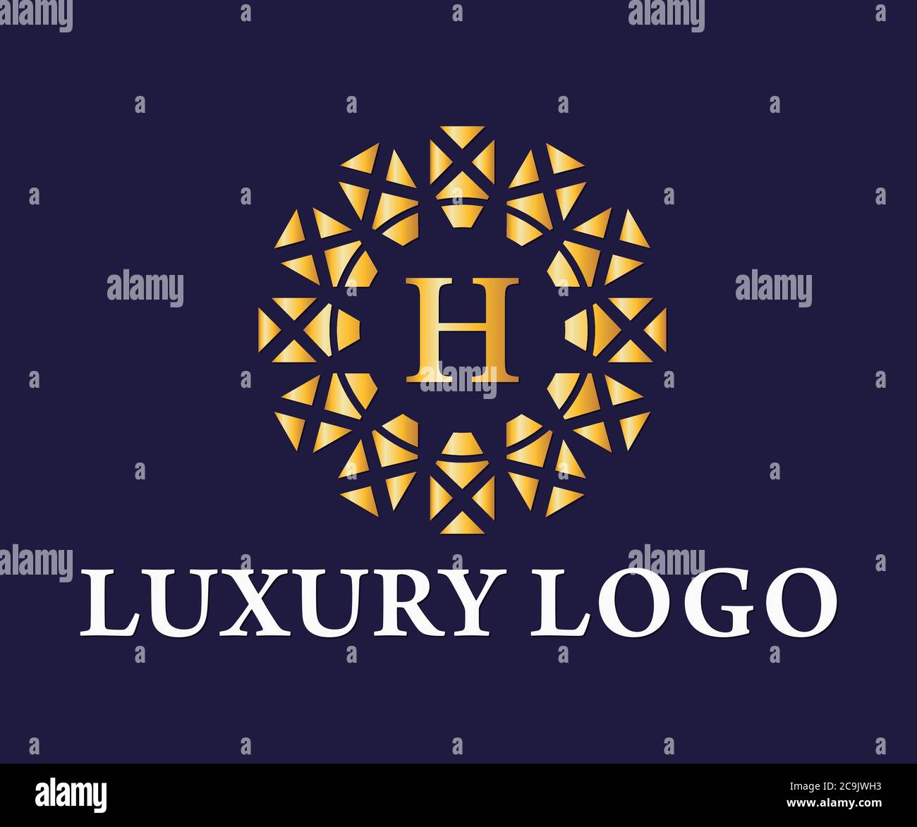 Luxury, Royal and Elegant Logo Vector Design Stock Vector Image & Art ...