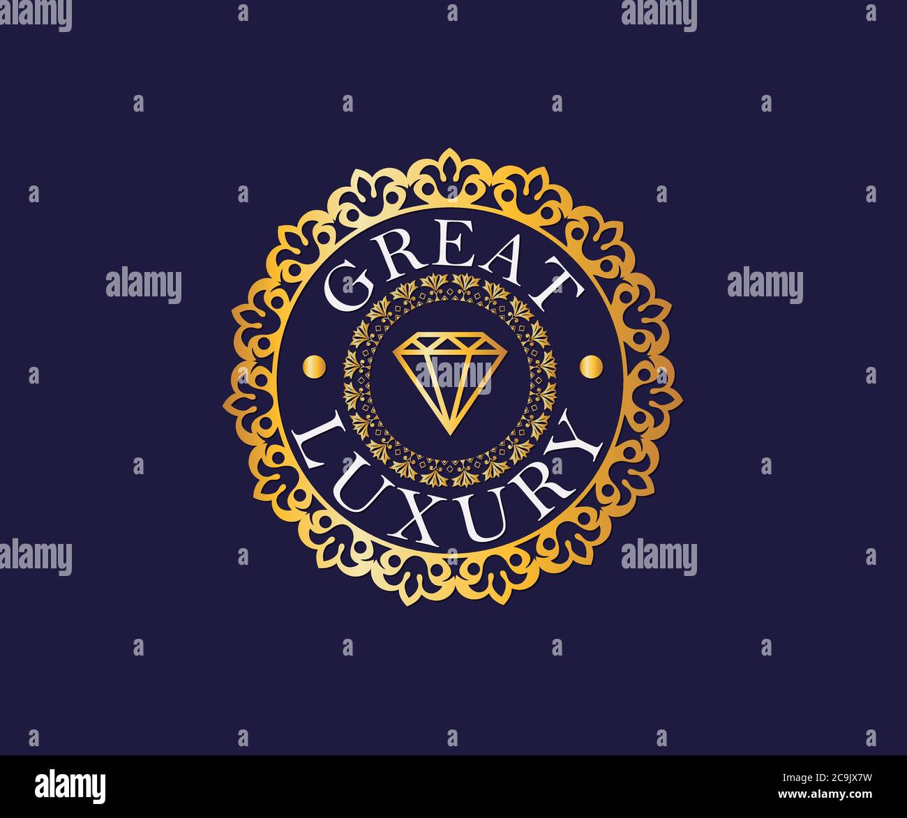 Luxury, Royal and Elegant Logo Vector Design Stock Vector Image & Art ...