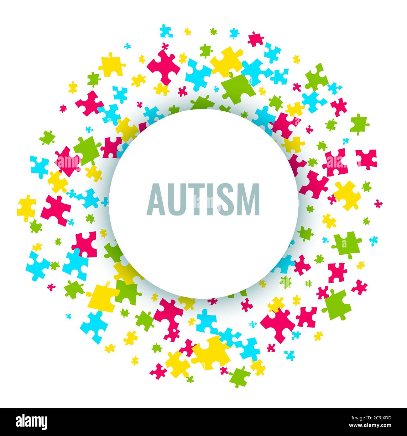 Autism awareness, conceptual illustration Stock Photo - Alamy
