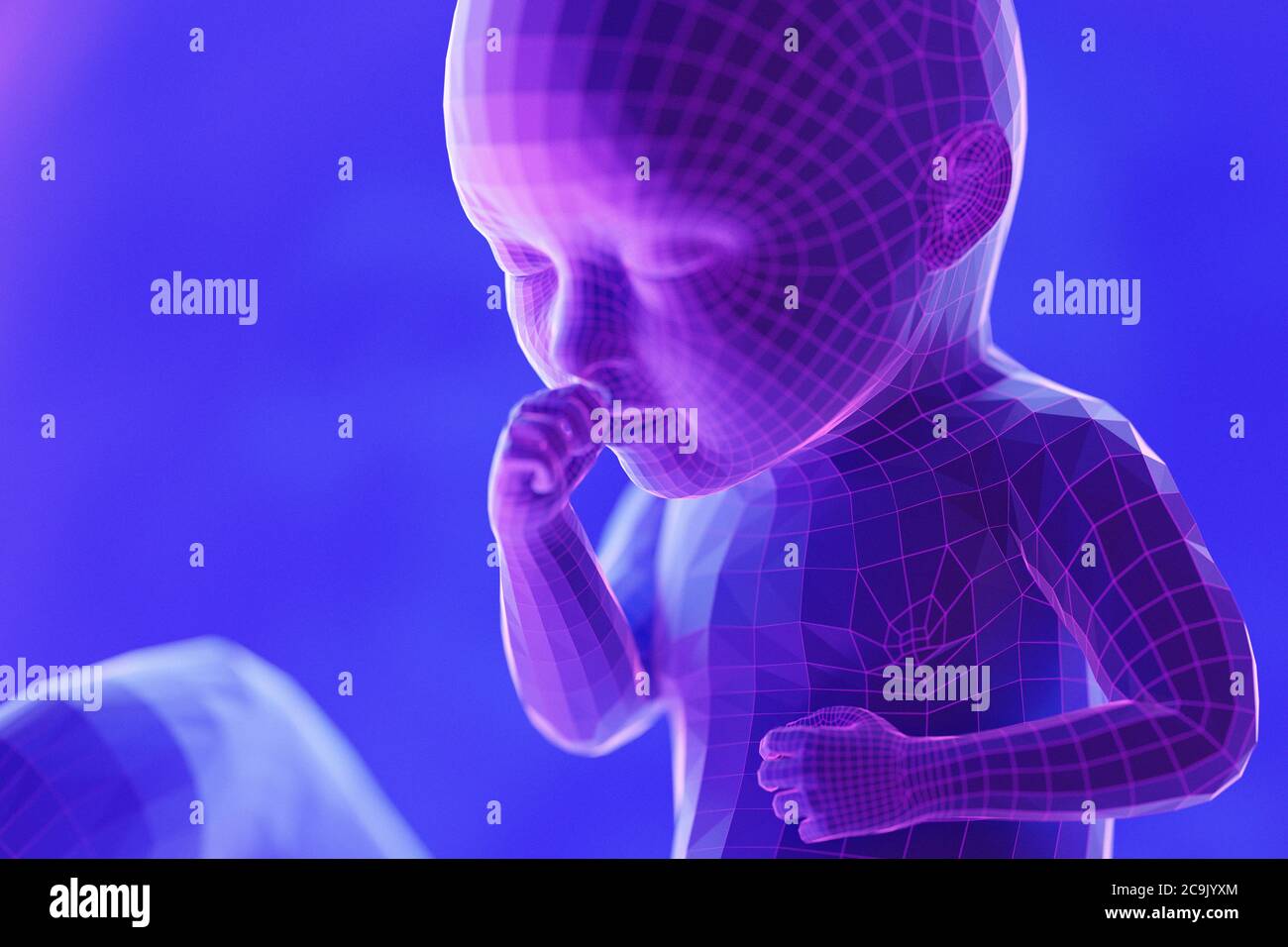 Foetus, week 34, illustration Stock Photo - Alamy